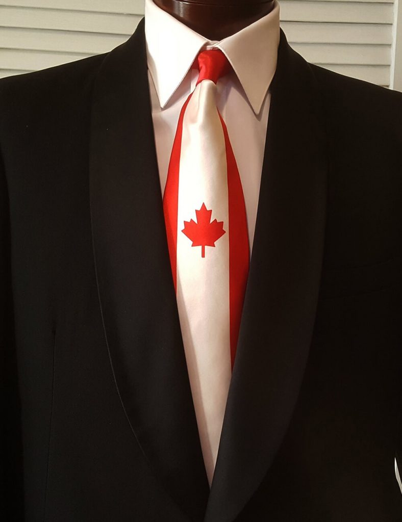 CANADIAN FLAG NECKTIE – ANYIAMS